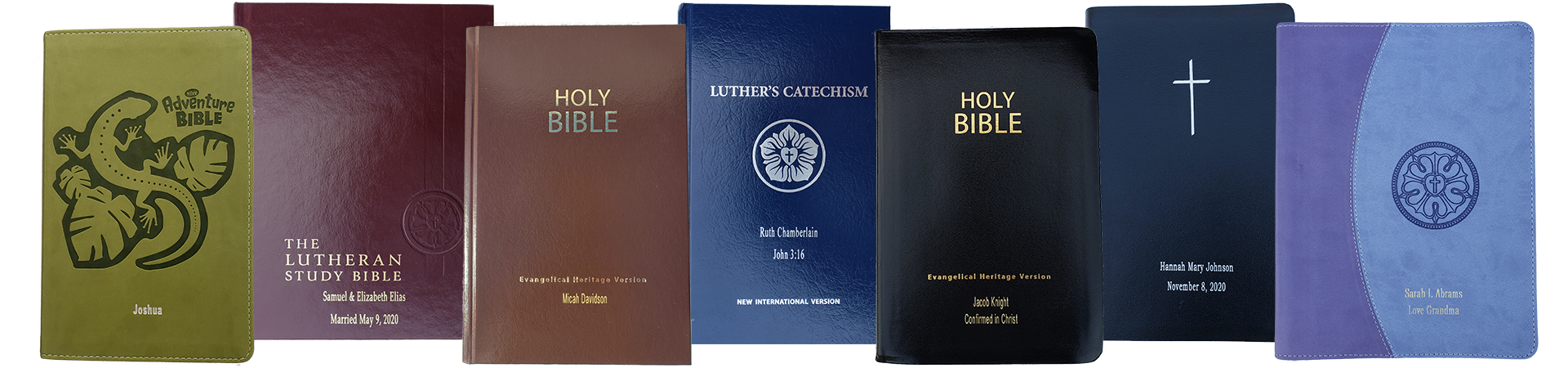 Personalized Imprinting for Bibles, Hymnals, and More